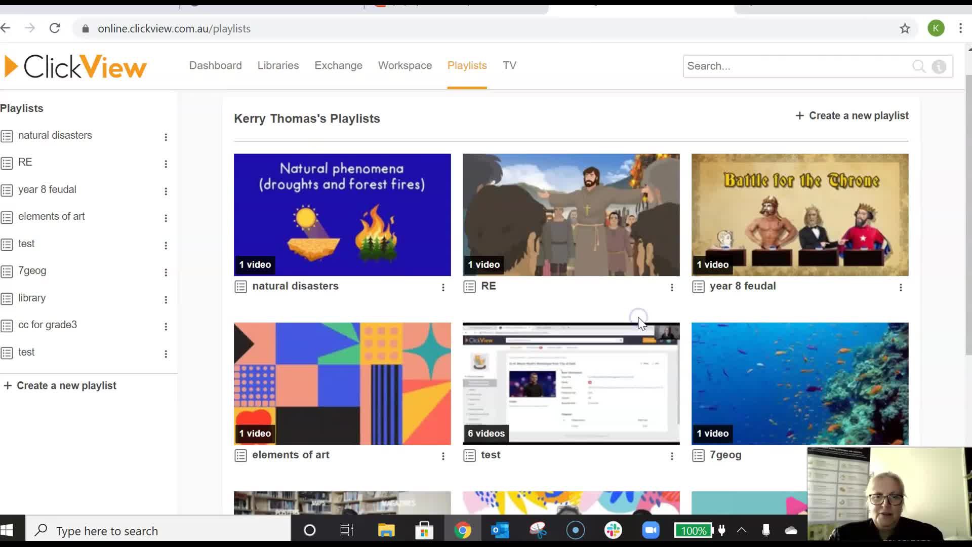 Playlists: Creating Playlists - Step by step... - ClickView