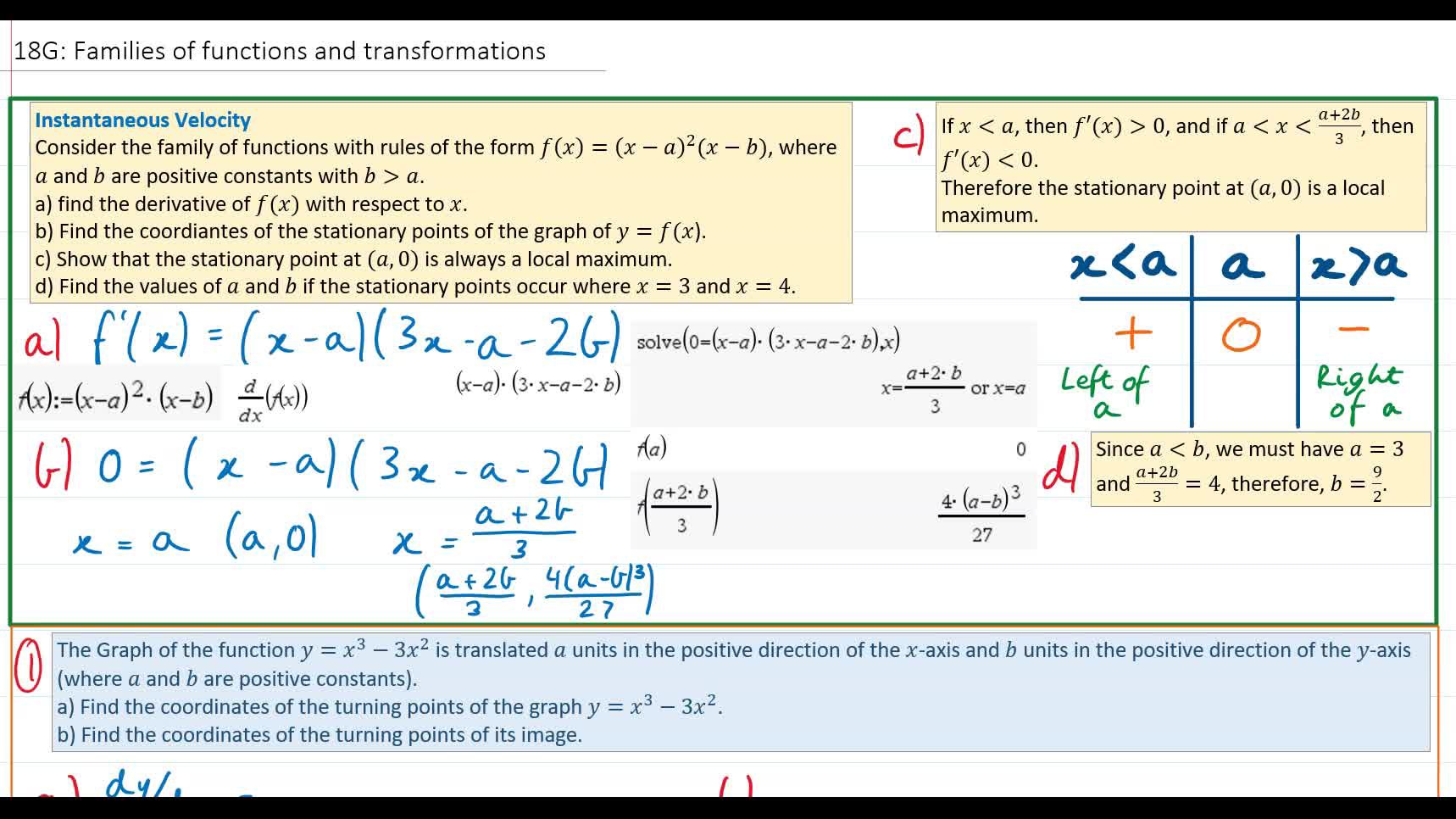 11 - Methods - Rates of Change - Families of Functions and ...