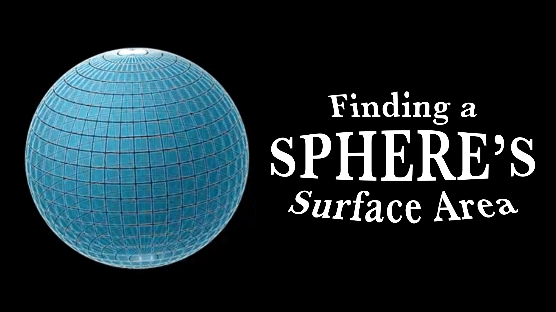 Why Is a Sphere's Surface Area Four Times Its Shadow? | ClickView