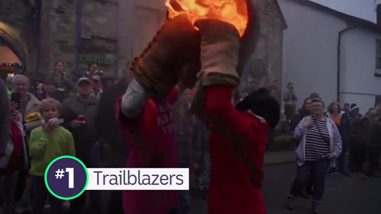 Fire Barrels - First up, to Ottery St Mary in... - ClickView
