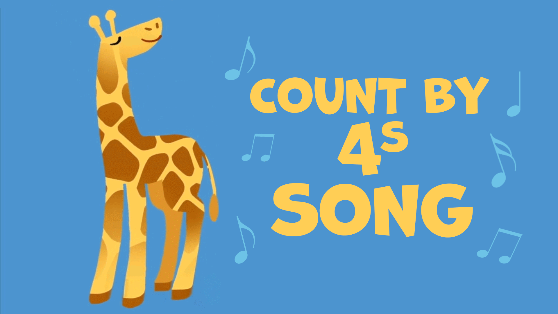 Count by 4s Song Video & Resources | ClickView