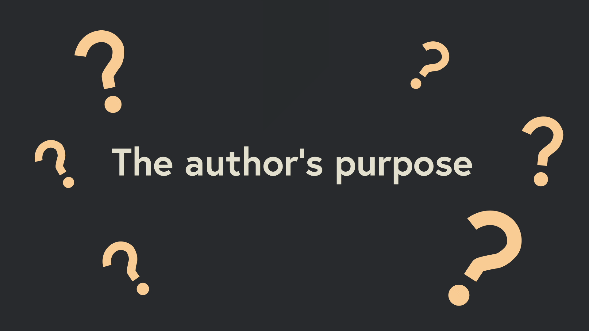 Determine an Author's Purpose Video & Resources | ClickView