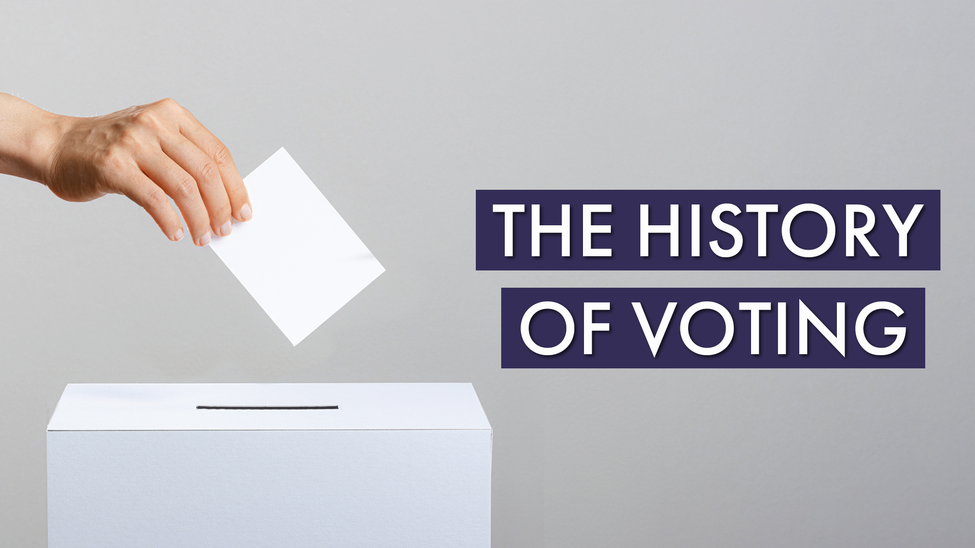 Civics Series: The History of Voting | ClickView