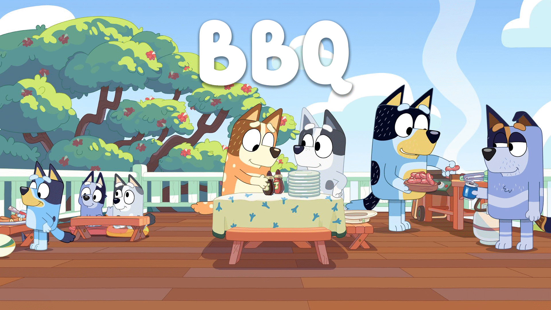 BBQ - It's lunchtime on Bluey's back deck! Bu... - ClickView