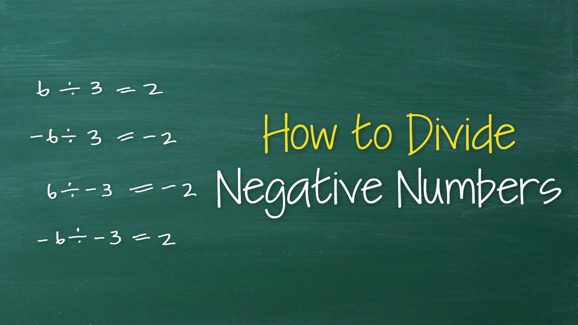 Dividing Signed Numbers Video & Resources | ClickView