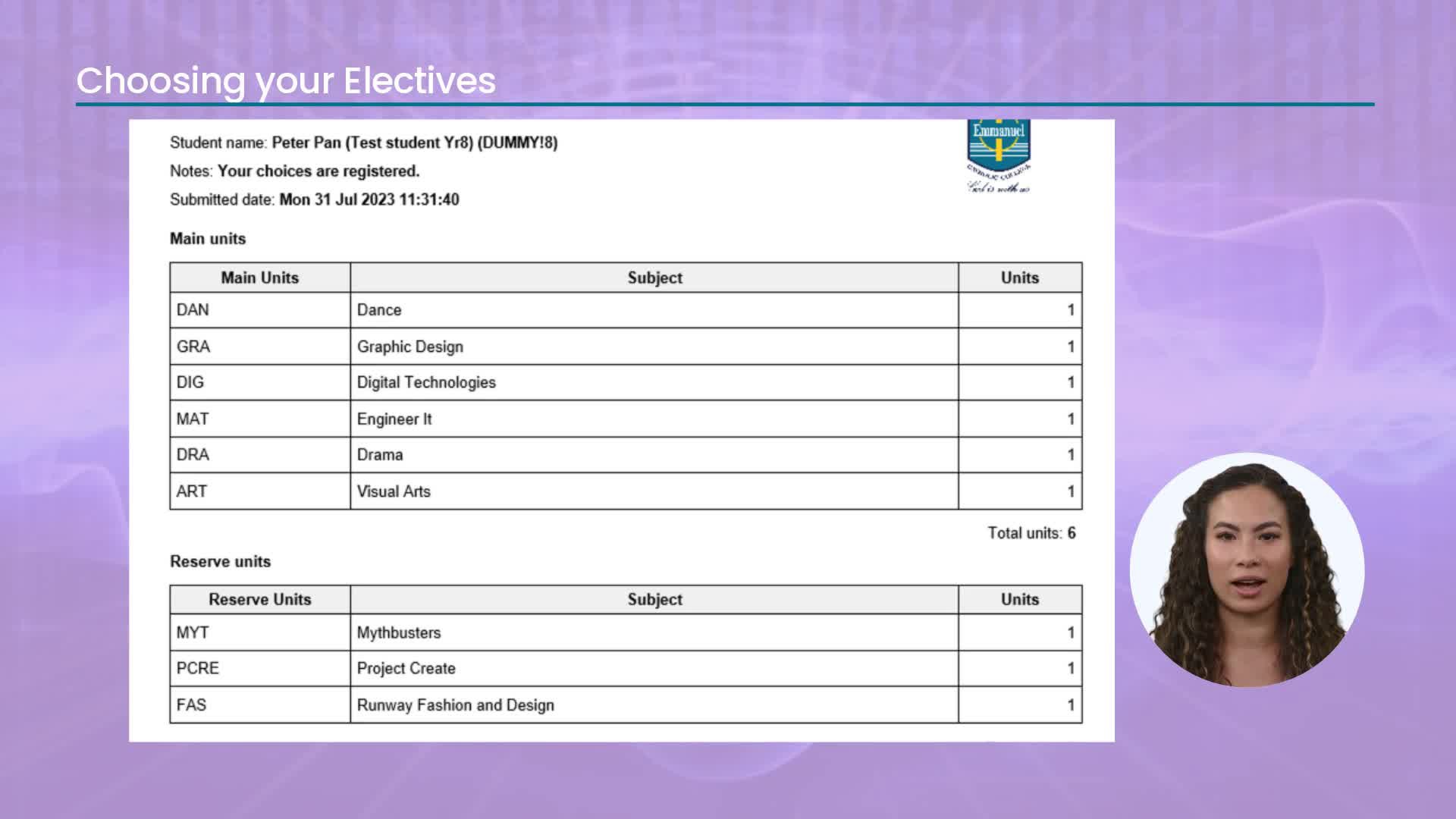 Year 8 Subject Selection - ClickView