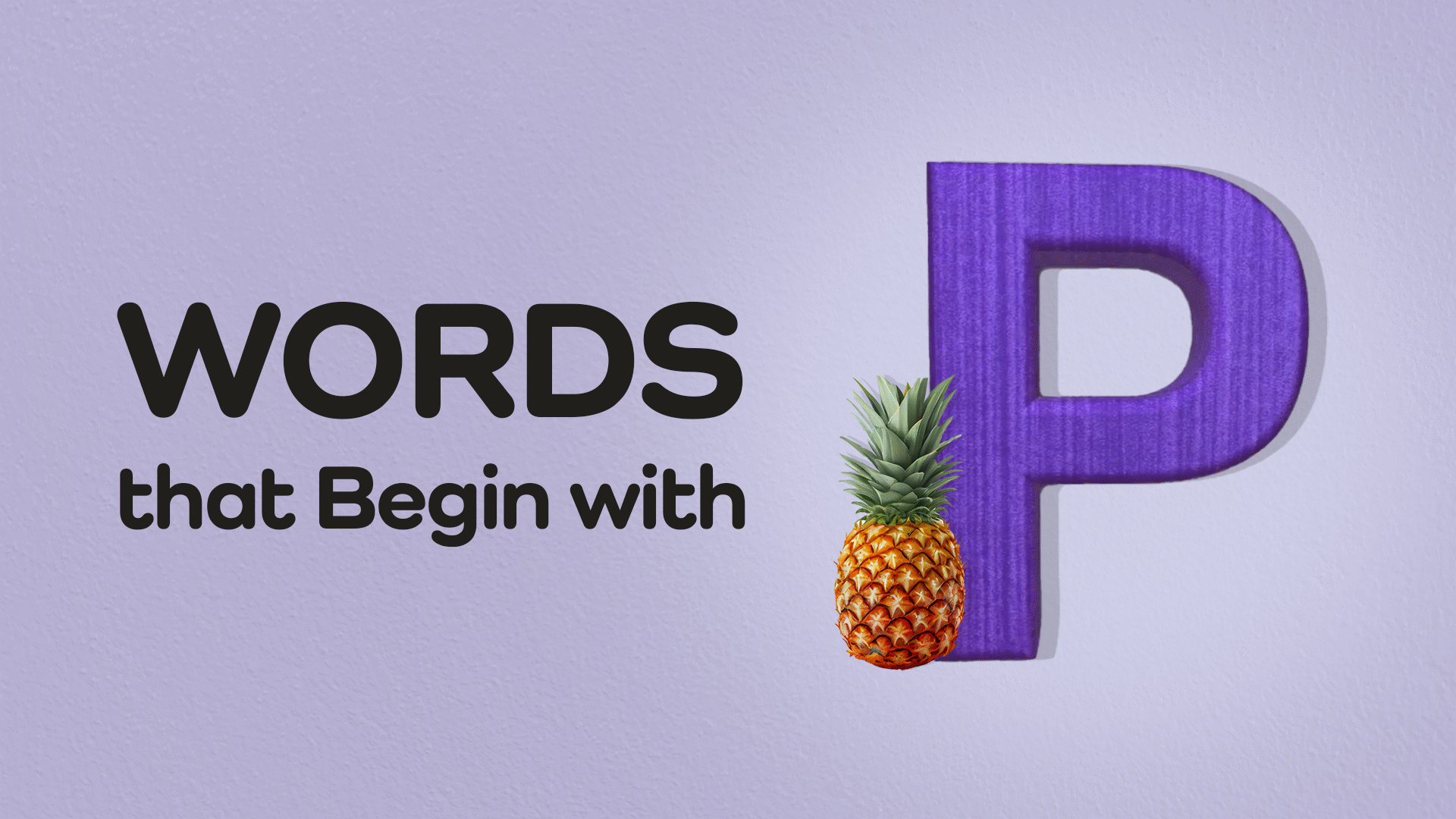 Words that Begin with P Video & Resources | ClickView