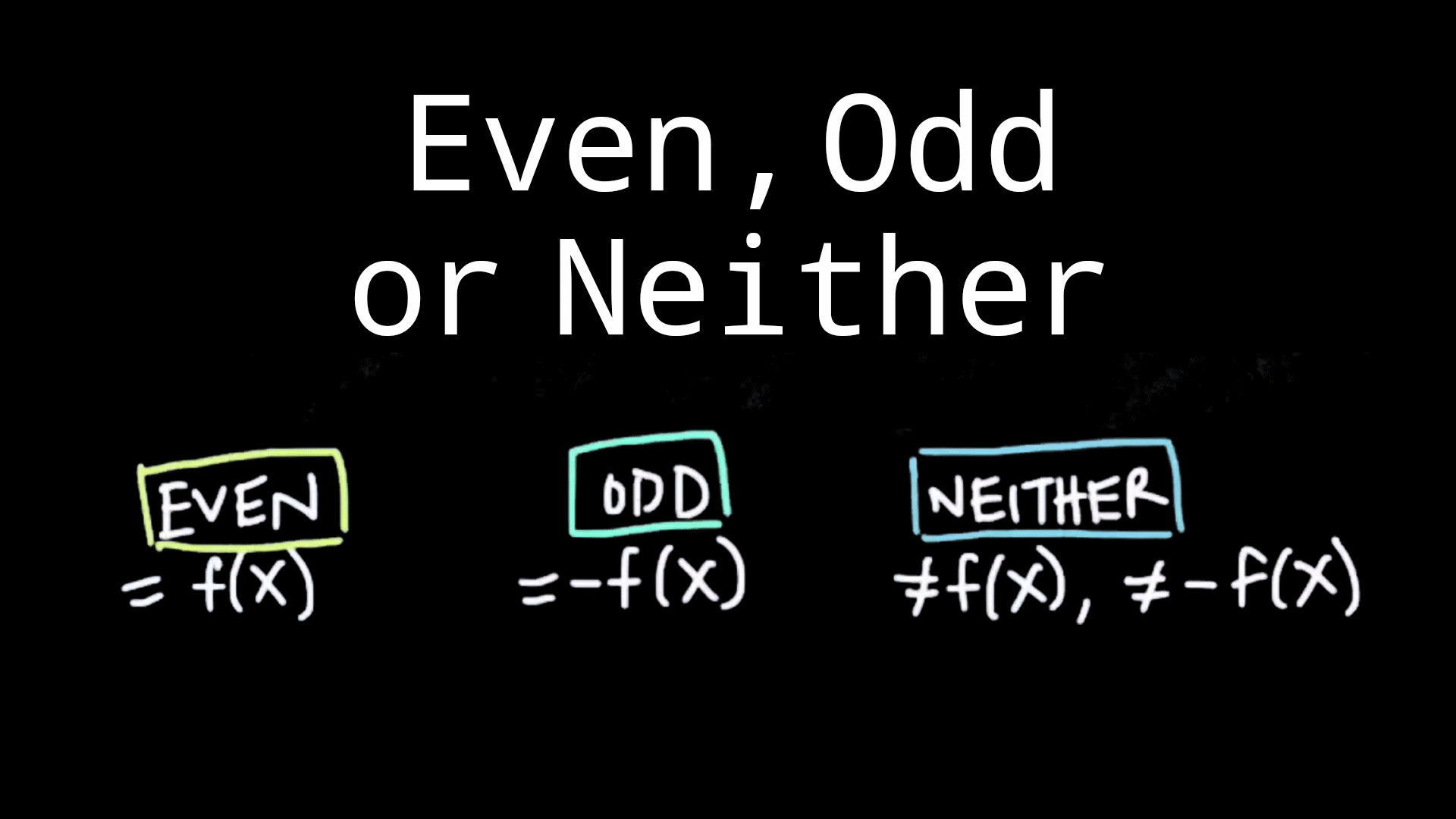 Even, Odd or Neither Video & Resources | ClickView