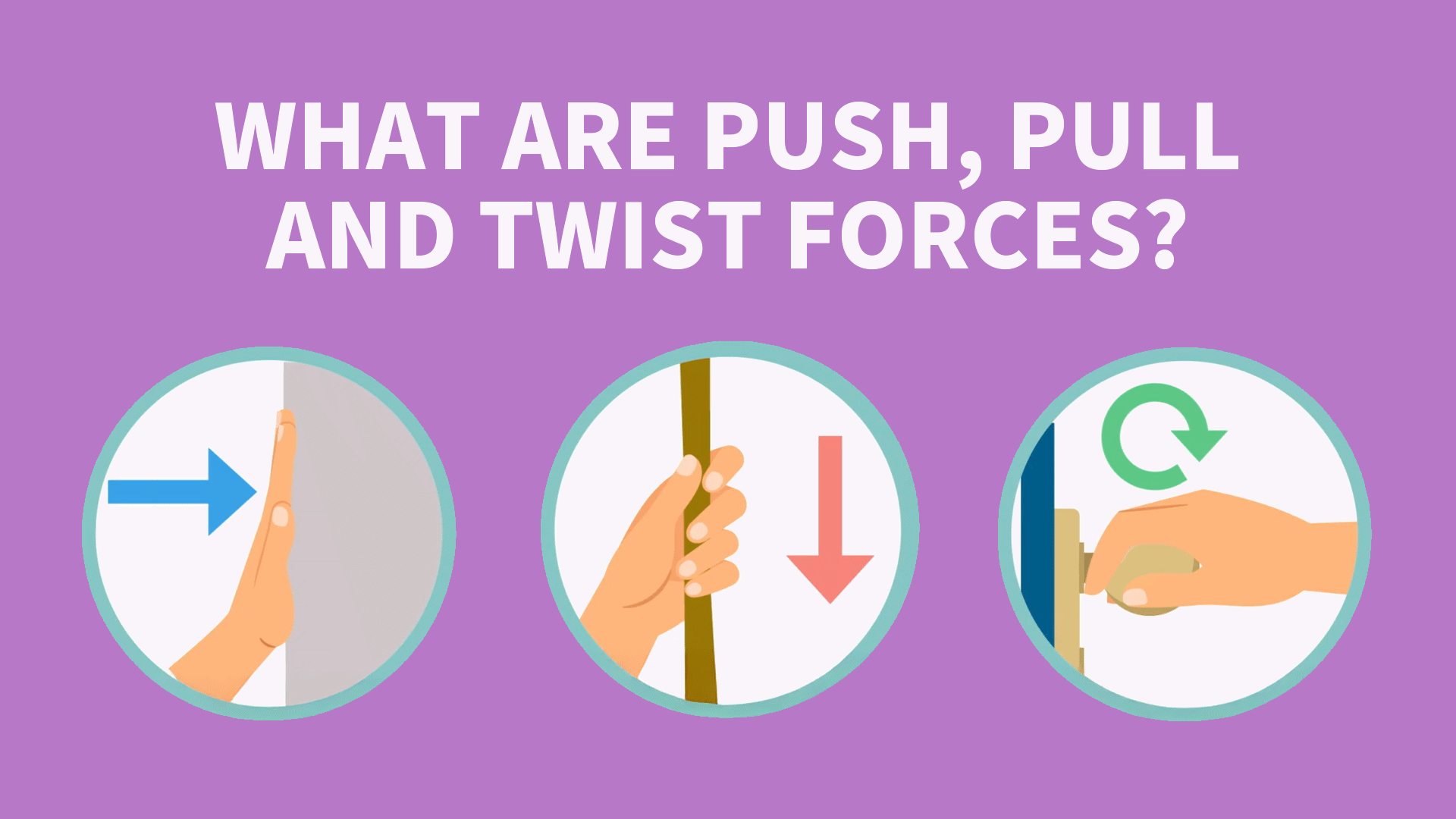 Push, Pull and Twist Forces Video & Resources | ClickView
