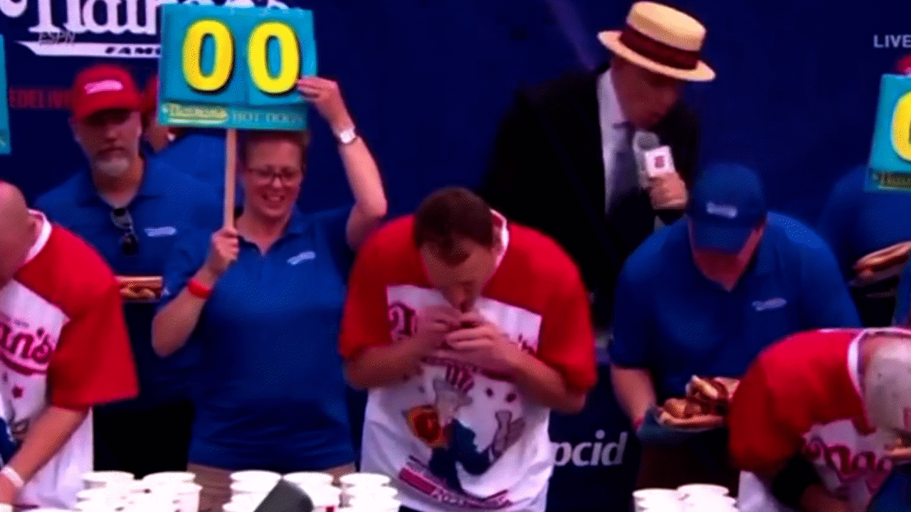 Hot Dog Eating Contest - This competition is... - ClickView