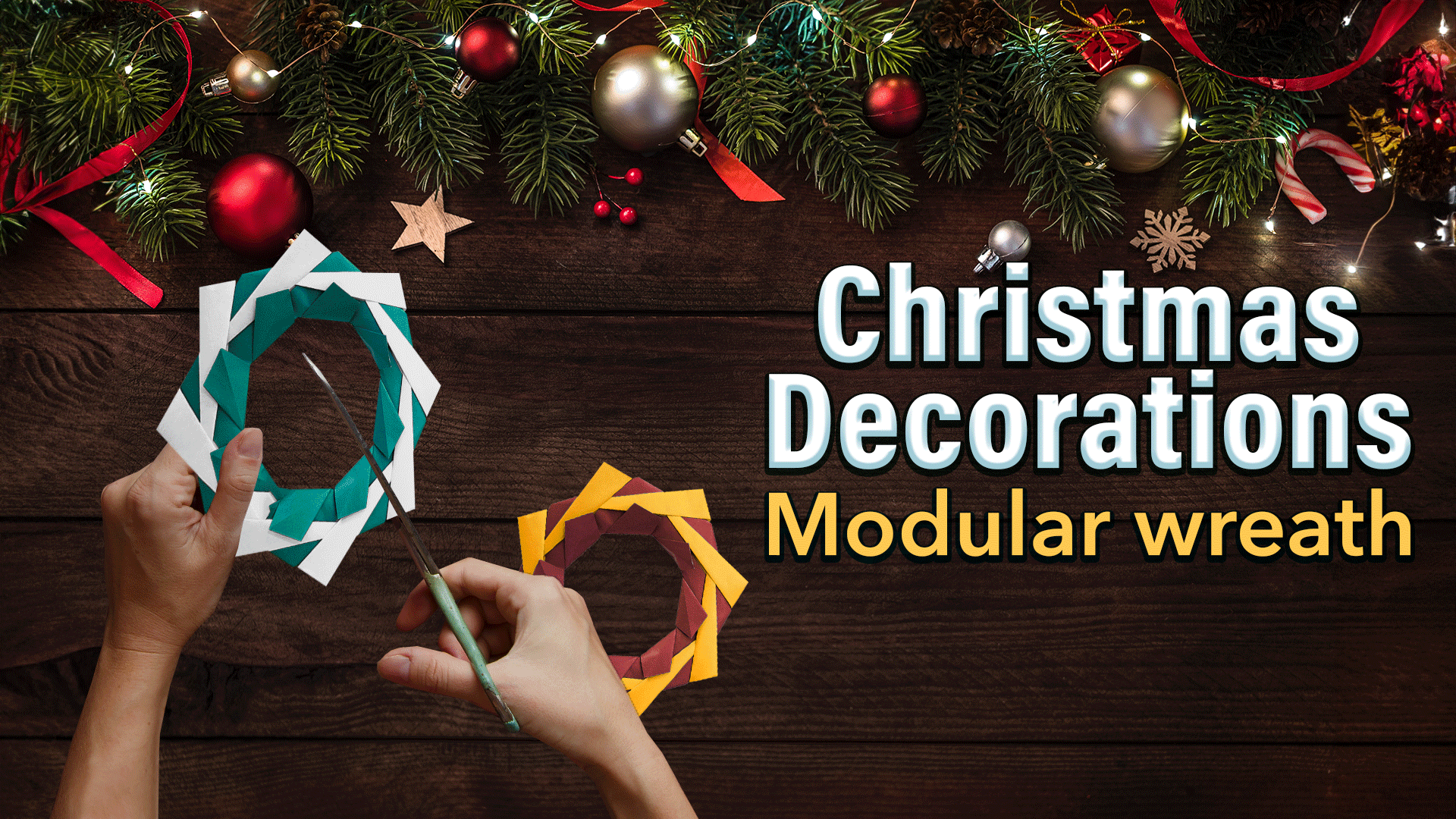 Christmas Decorations - Modular wreath - Get... - ClickView