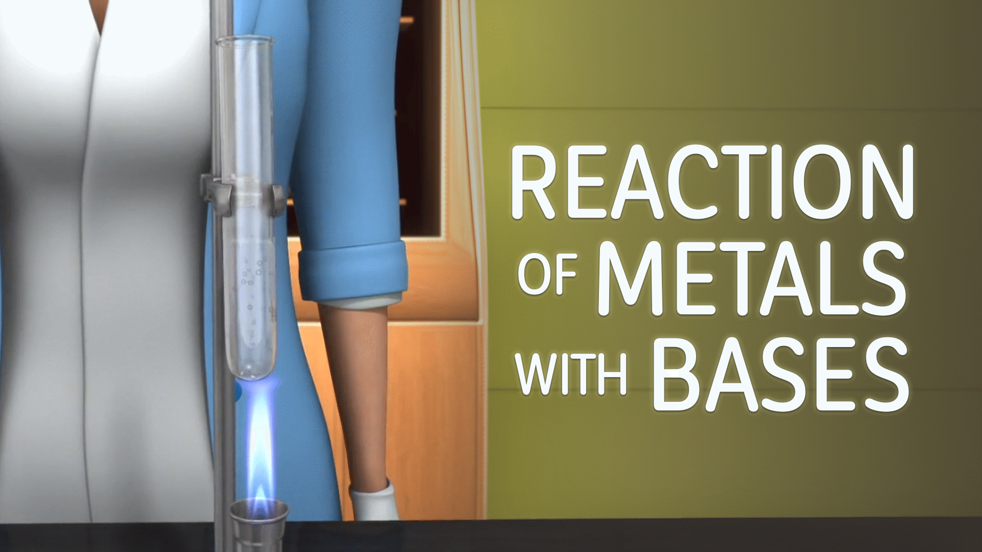 Chemical Properties of Metals: Reaction with Bases | ClickView