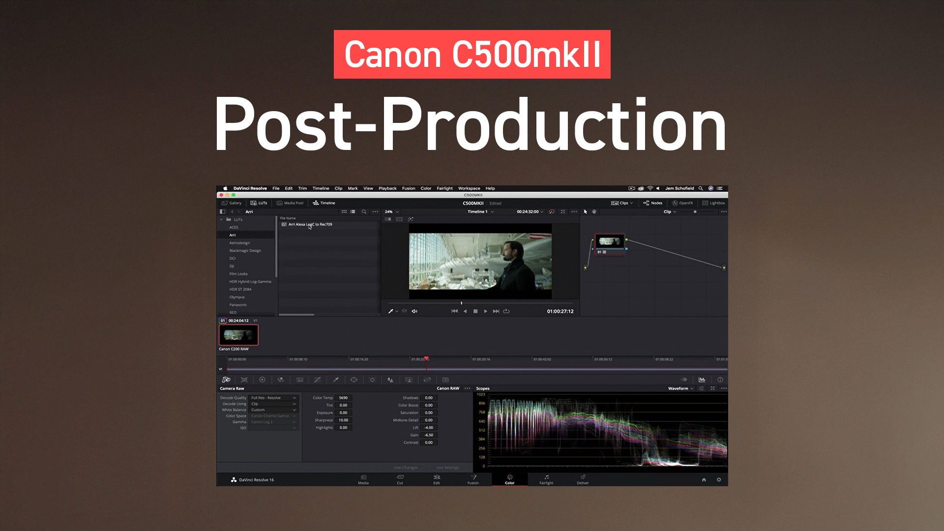 Post-Production with Cinema RAW Light | ClickView