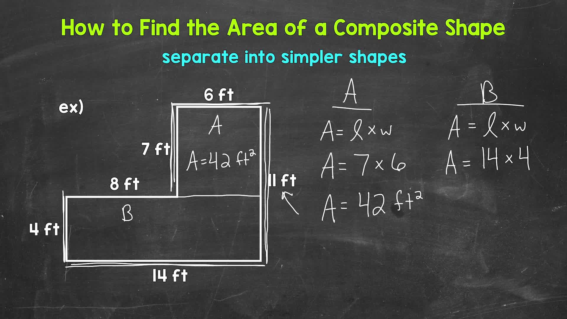 Finding the Area of a Composite Figure | ClickView