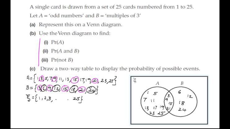 10.2 eWorked example- Venn diagrams and two-way tables (Chapter 10 ...