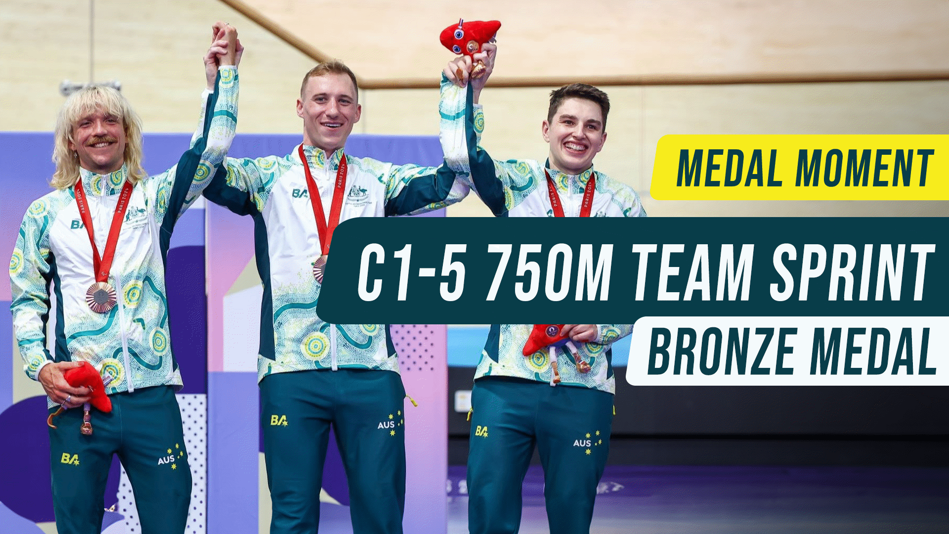 Medal Moment - Bronze for Gordon Allan, Korey Boddington, Alistair ...