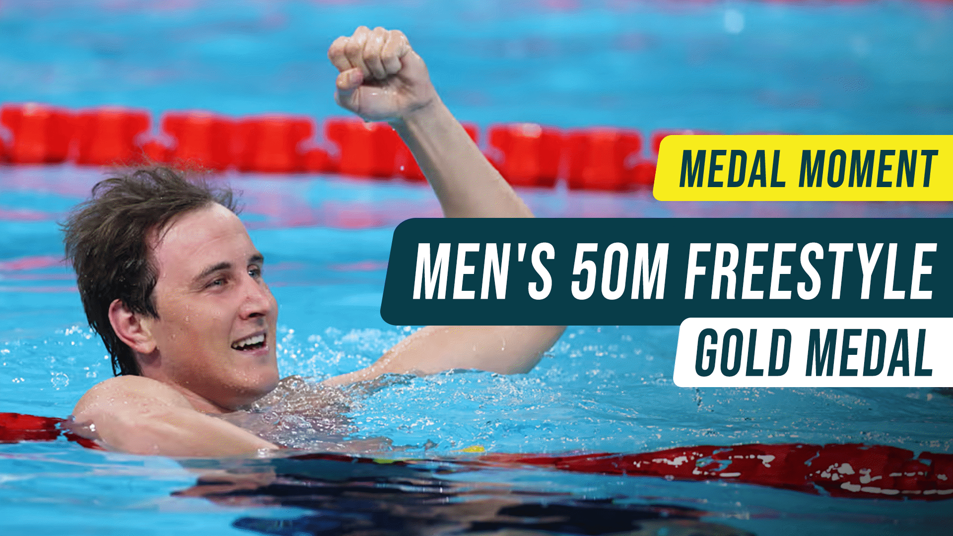 Gold: Swimming - Men's 50m Freestyle | ClickView