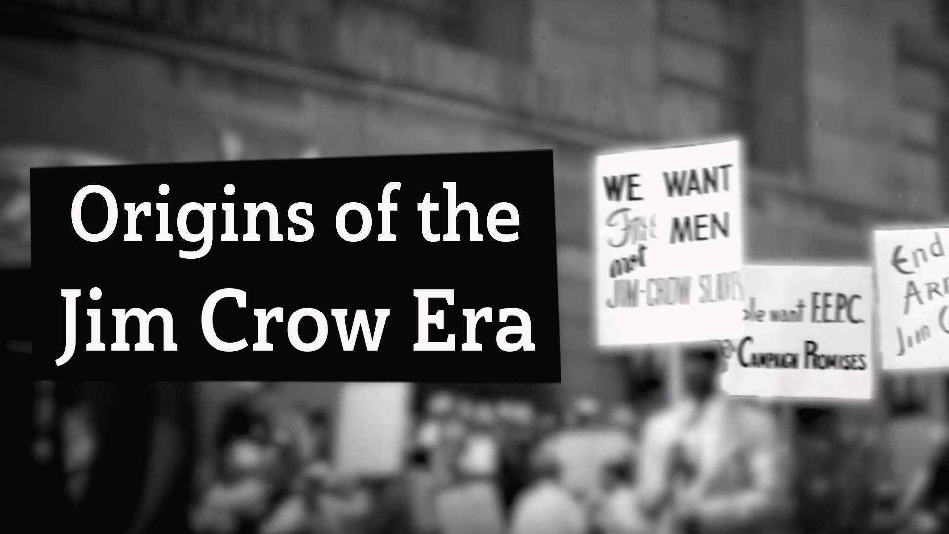 Jim Crow Laws Videos, Resources & Worksheets | ClickView