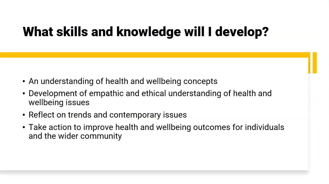 Health and Wellbeing Stage 1 - ClickView