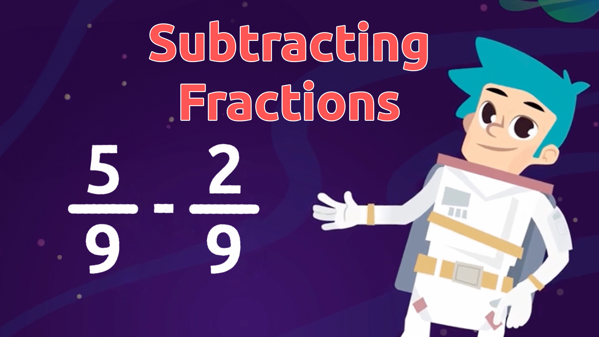 Learn How to Subtract Fractions with the Same Denominator | ClickView