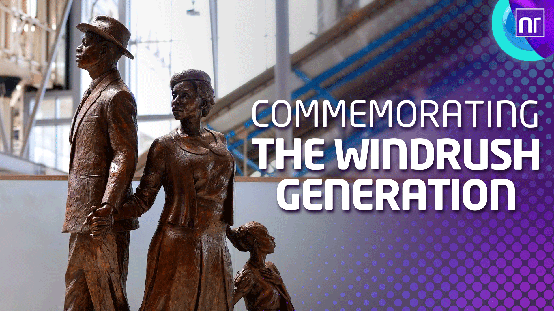 Windrush Statue Unveiled in Waterloo Station Today | ClickView